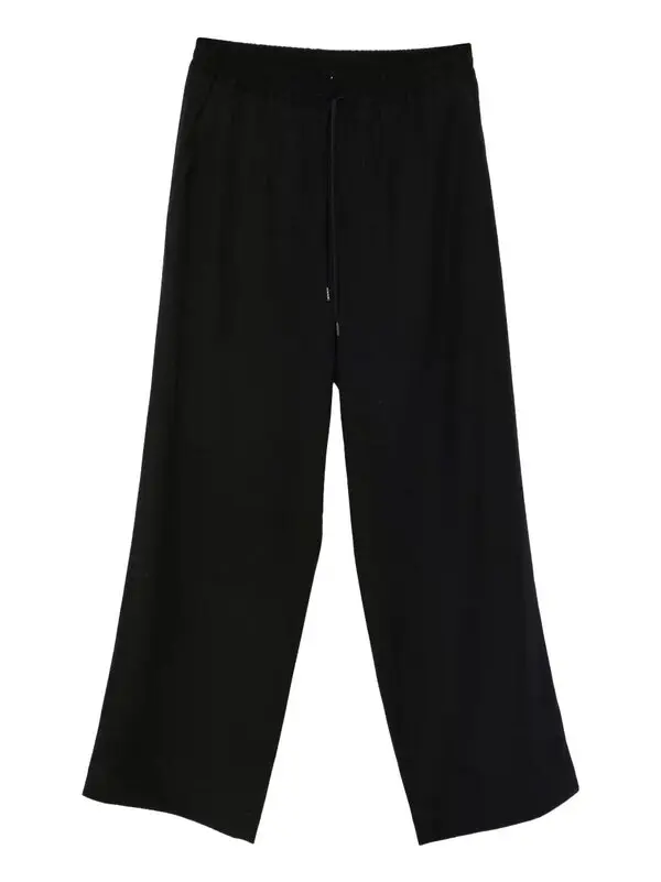 Isabel Benenato Elastic-waist Trousers - Black