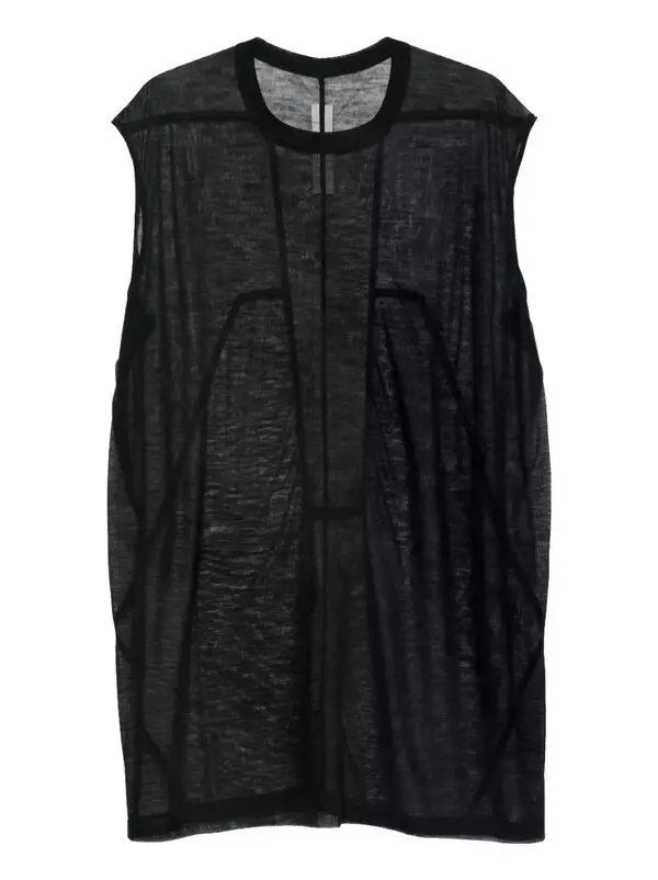 Rick Owens Sleeveless Tank Top - Black