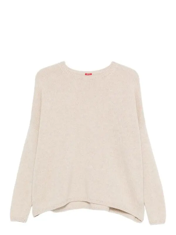 Apuntob Crewneck Cashmere-alpaca Sweater - Beige