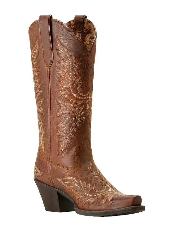 Ariat Round Up Collins Western Boot - Rafter Tan