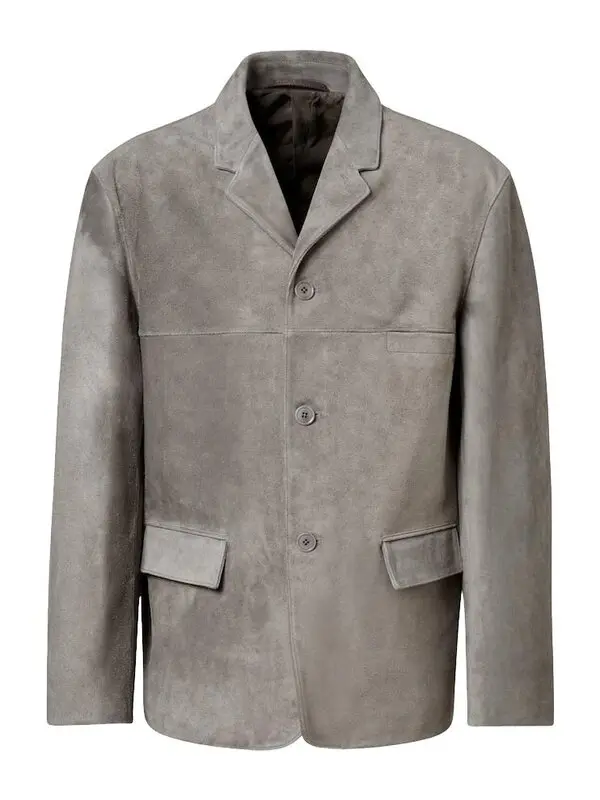 LEMAIRE Suede Blazer - Grey