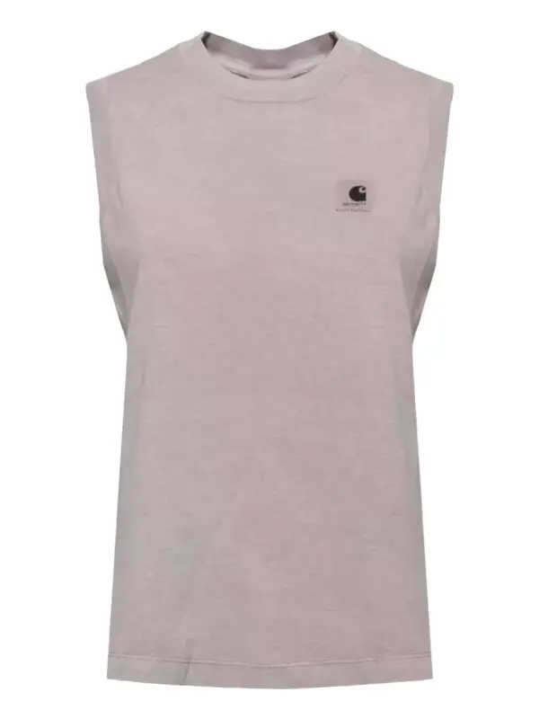 Carhartt Work In Progress Logo-patch Tank Top - Grey