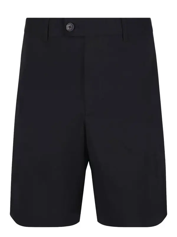 SELECTED Logo-patch Shorts - Black