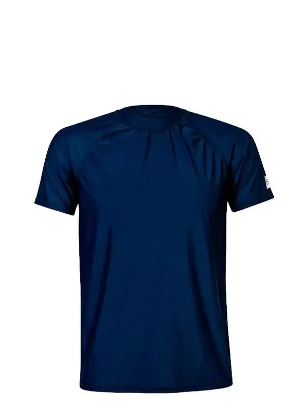 SNAPPER ROCK Sustainable Short Sleeve Rash Top - Navy