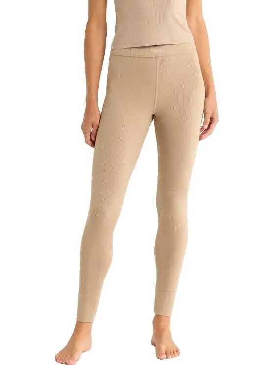UGG Paloma Ii Rib High Waist Lounge Leggings - Silver Taupe