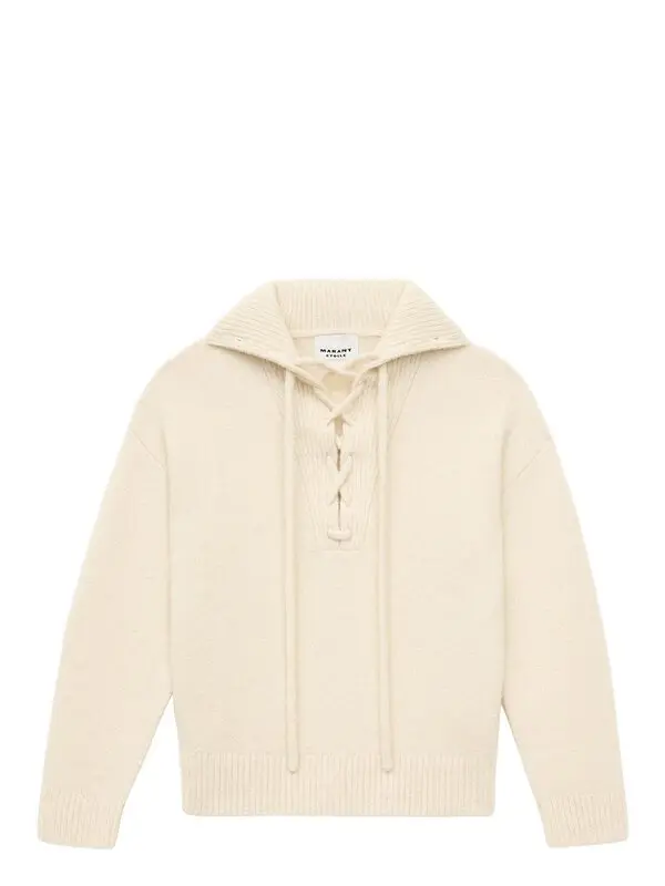 MARANT ETOILE Phylia Laced Sweater - Ecru