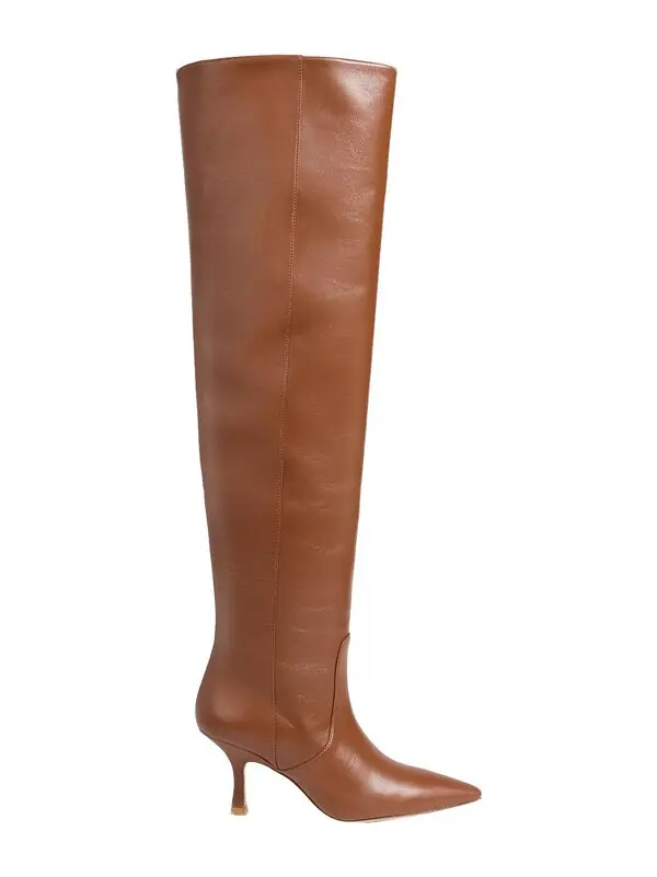 STUART WEITZMAN Naomi 75 Leather Over-the-knee Boots - Tan