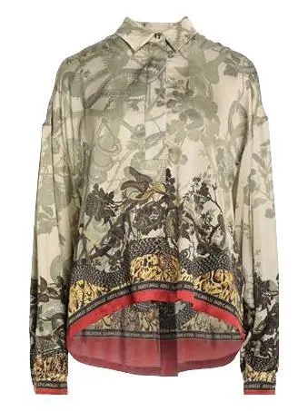 Just Cavalli Printed Satin Shirt - Beige