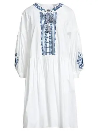 Max Mara Cotton-viscose Midi Dress - White