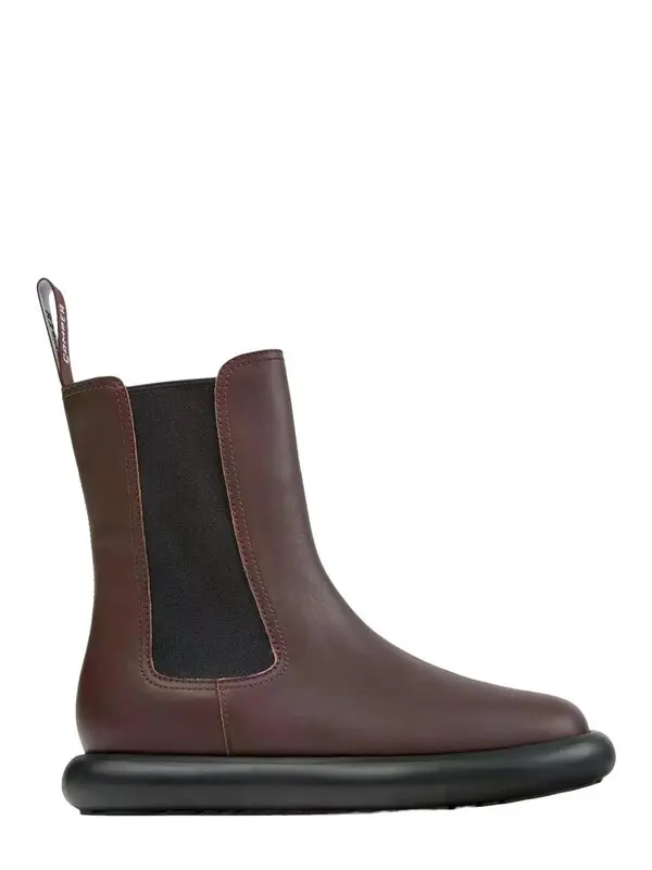 Camper Onda Elastic-panelled Platform Boots - Red