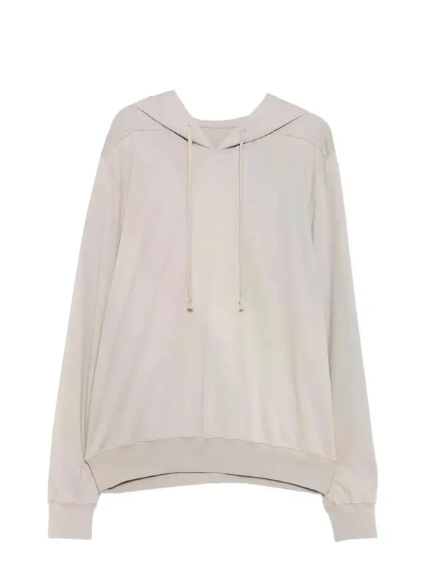 Rick Owens Hooded Drawstring Sweatshirt - Neutrals