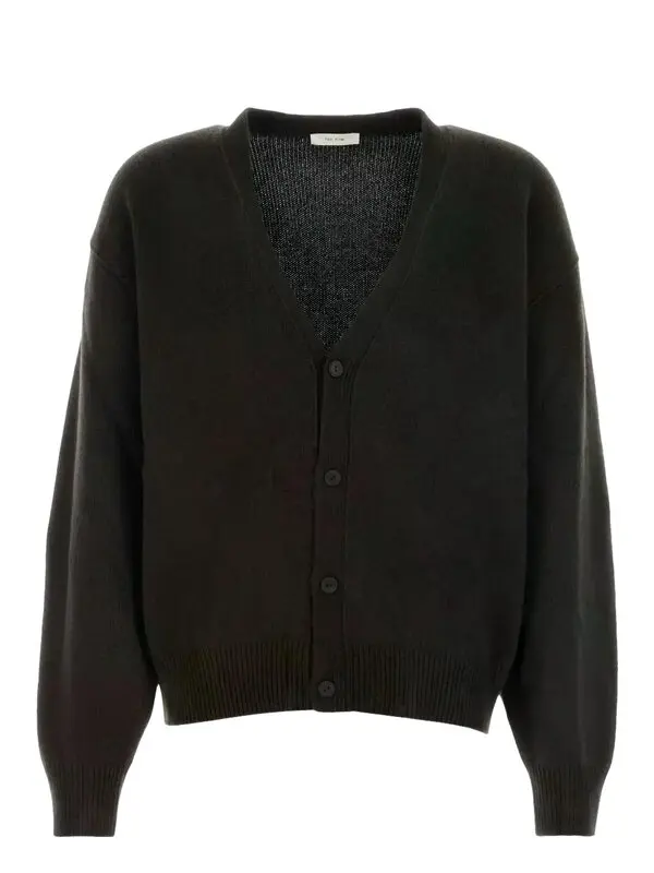 THE ROW Mats Cashmere Cardigan - Brown