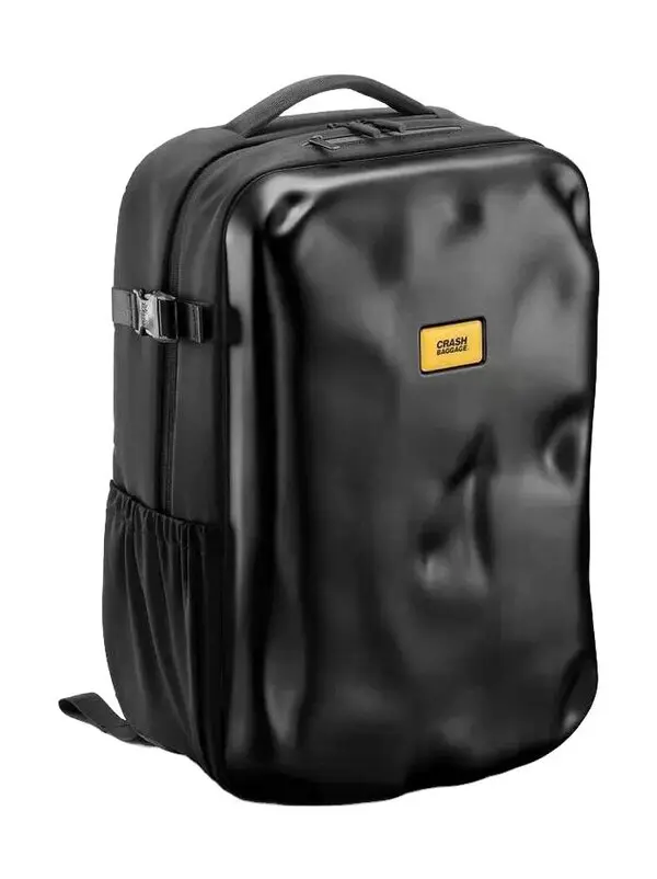 CRASH BAGGAGE Logo-detail Backpack - Black