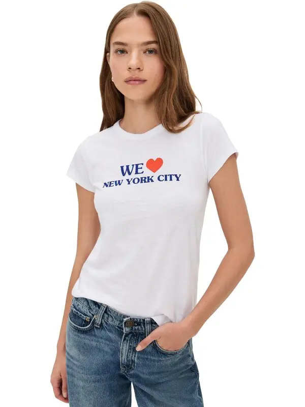 Rag & Bone We Heart Nyc Tee - White