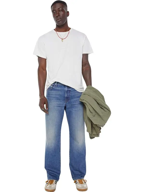 MOTHER The Big Shot Cashing Out Jeans - Blue