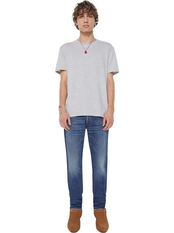 MOTHER The Neat Straight Leg Jeans - Blue