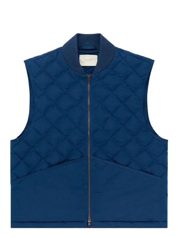 Aimé Leon Dore Quilted Vest - Blue