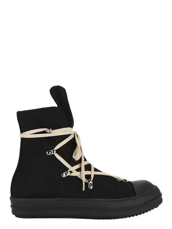 Rick Owens Hex Sneaks - Black & Black
