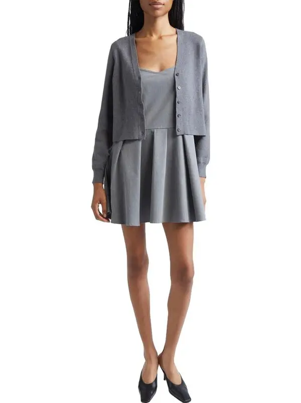 Staud Mixed Media Milo Dress - Static