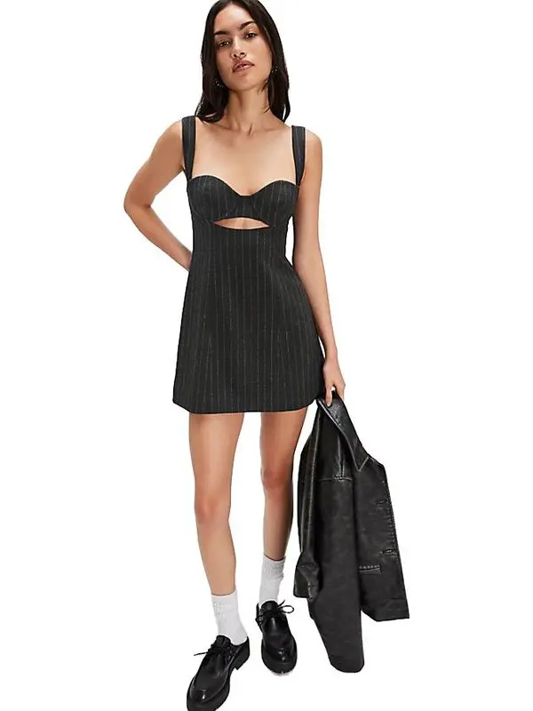 Retrofete Ariya Mini Dress - Grey
