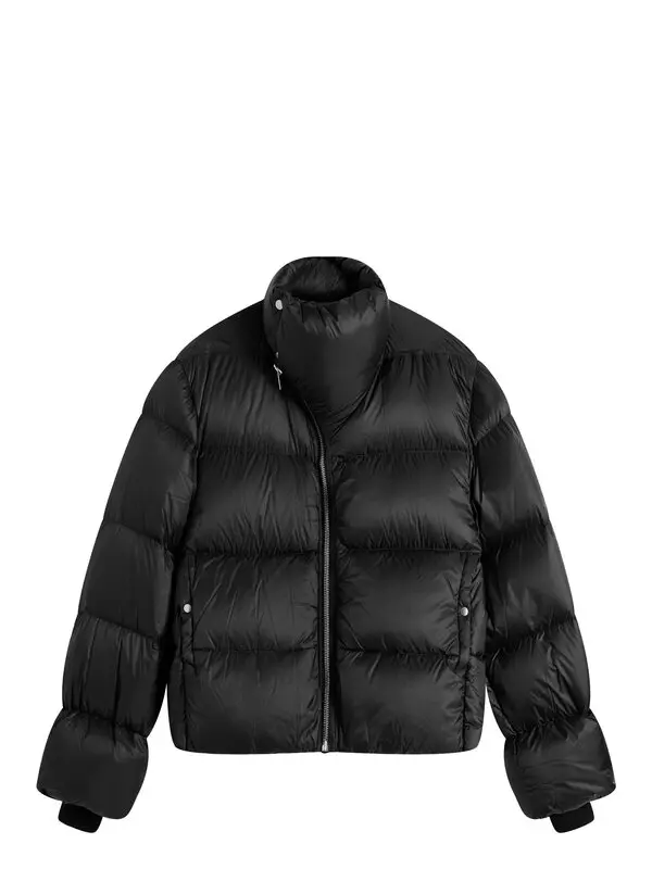 Rick Owens Light Nylon Down Turtle Jacket - Black