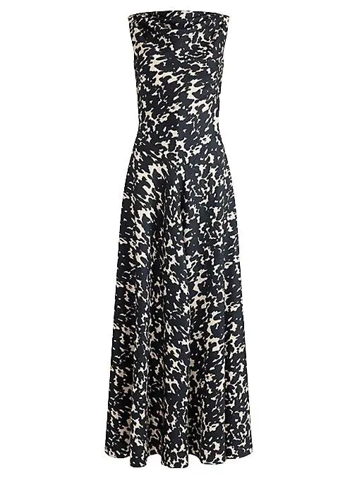 Altuzarra Drina Maxi Dress - Tapioca Tortoise