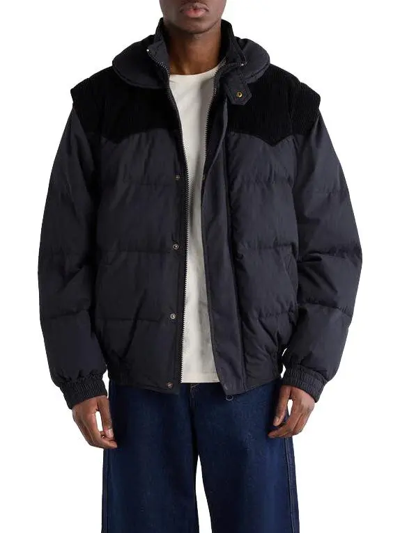 Isabel Marant Dawson Down Convertible Jacket - Faded Black