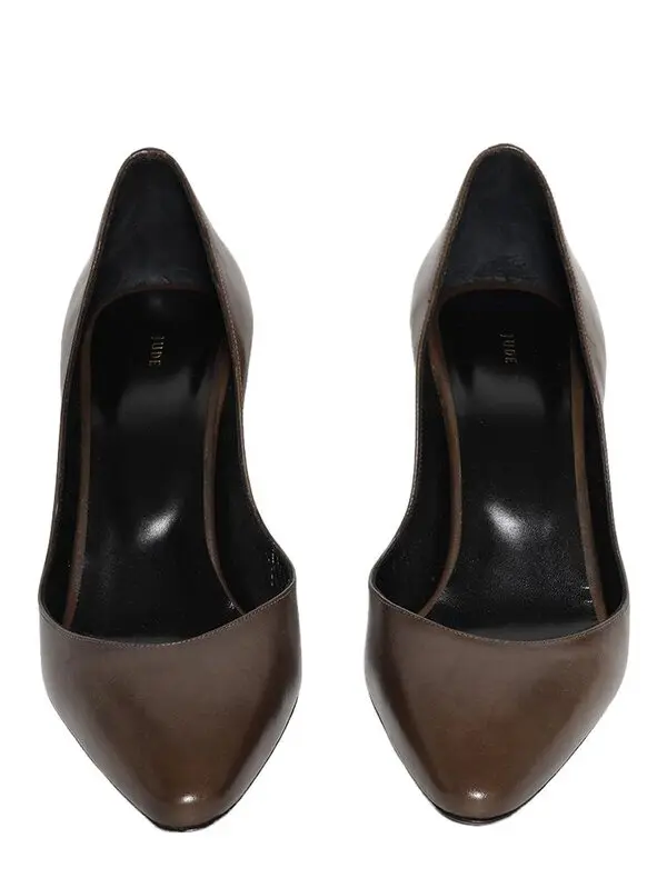 JUDE Haze Leather Pumps - Brown