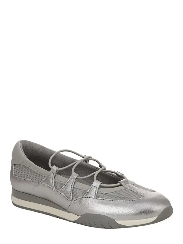 Naturalizer Tallulah Mary Jane Sneaker - Soft Pewter/icy Grey