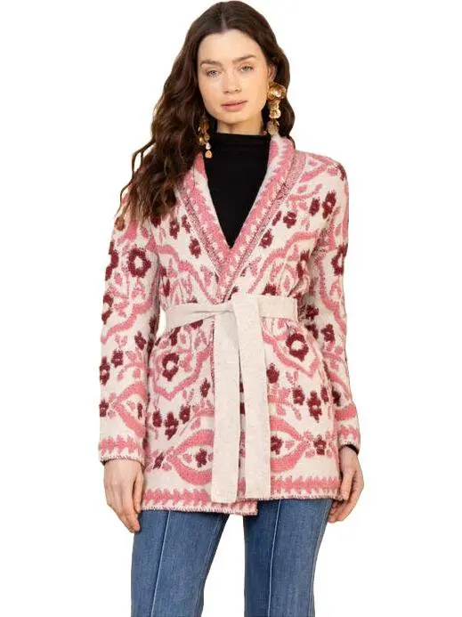 Hale Bob Emmeline Wrap Sweater - Beige