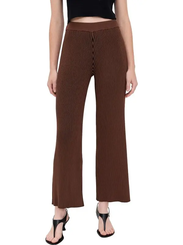 SIMONMILLER Val Knit Pants - Choco Brown Combo