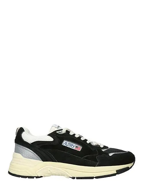 AUTRY Hyperway Suede Trainers - Black
