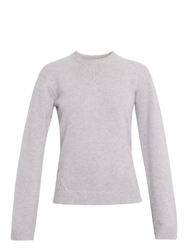 JW Anderson Wool-cashmere Jersey Sweater - Ltgray