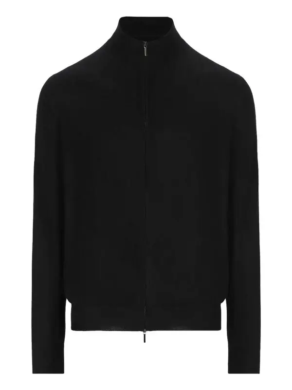 MAURO OTTAVIANI Zipped Cardigan - Black