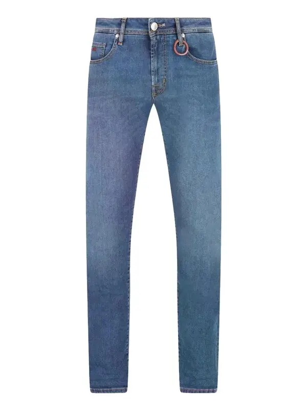 TRAMAROSSA Logo-patch Jeans - Blue
