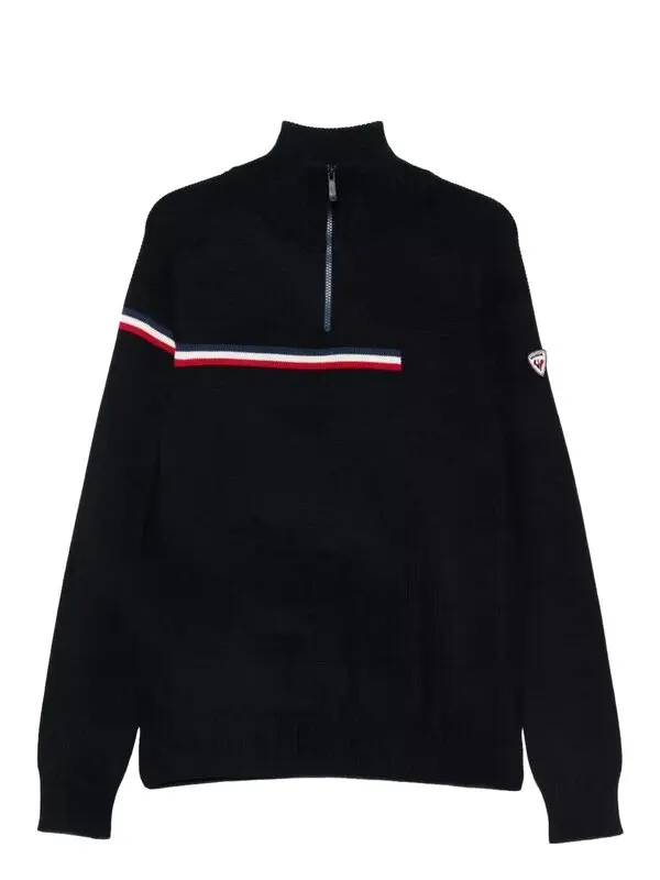 Rossignol Half-zip Merino Wool Sweater - Blue