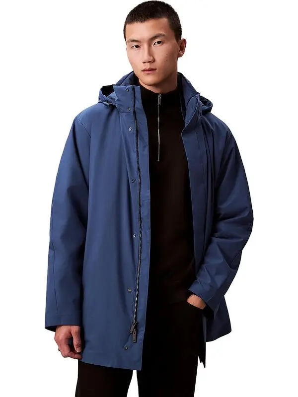 Calvin Klein Heavyweight Long Puffer Jacket - Dark Denim