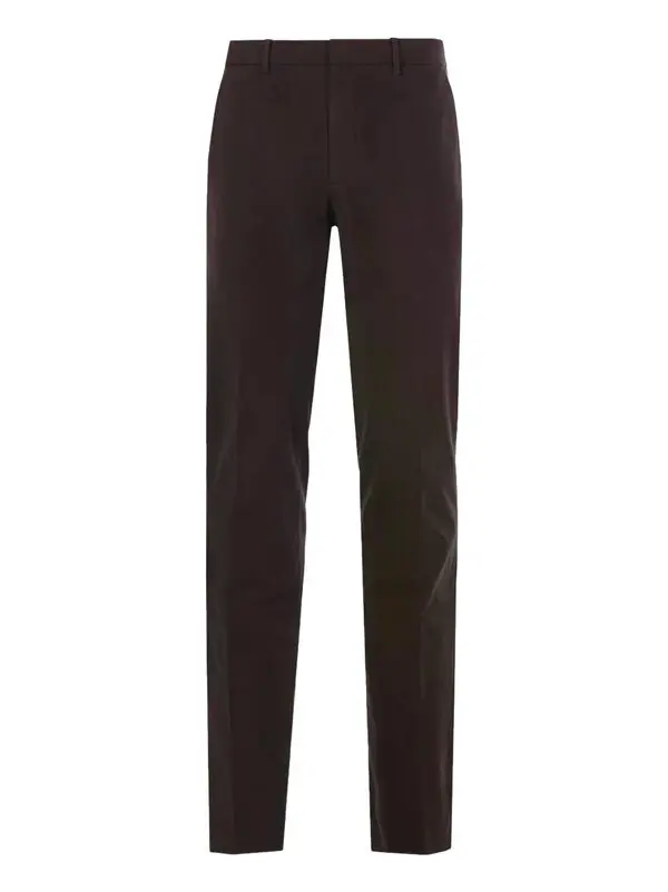 Zegna Twill Trousers - Brown