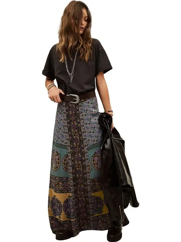 Ba&sh Bayro Midaxi Skirt - Brown
