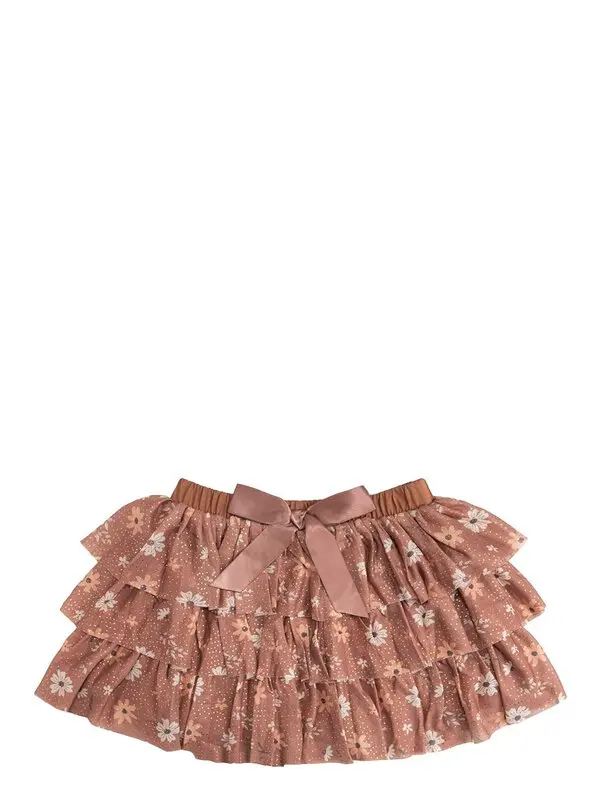 SWEET WINK Floral Printed Tiered Tutu - Multicolor