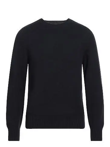 Officine Générale Knitted Virgin Wool Crewneck Sweater - Blue
