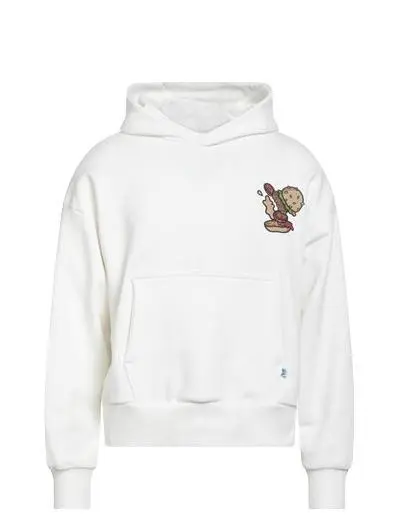 INBETWEENERS Hooded Cotton Sweatshirt - White
