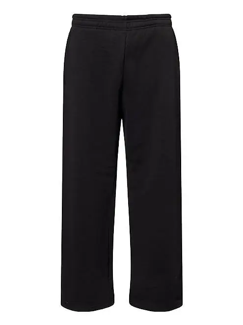 ENTIRE STUDIOS Straight-leg Relaxed-fit Cotton Jogging Bottoms - Black