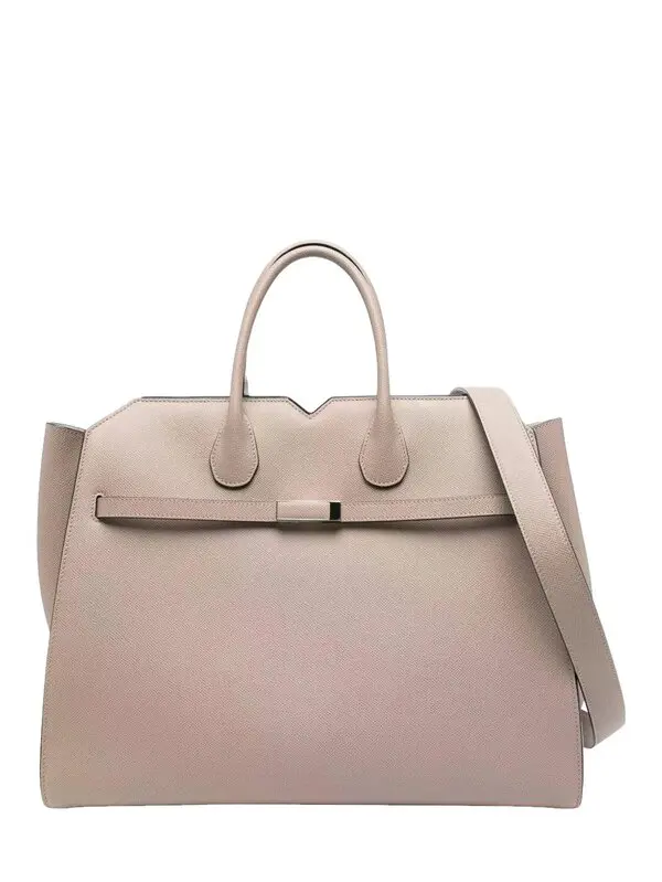VALEXTRA Leather Shoulder Bag - Pink