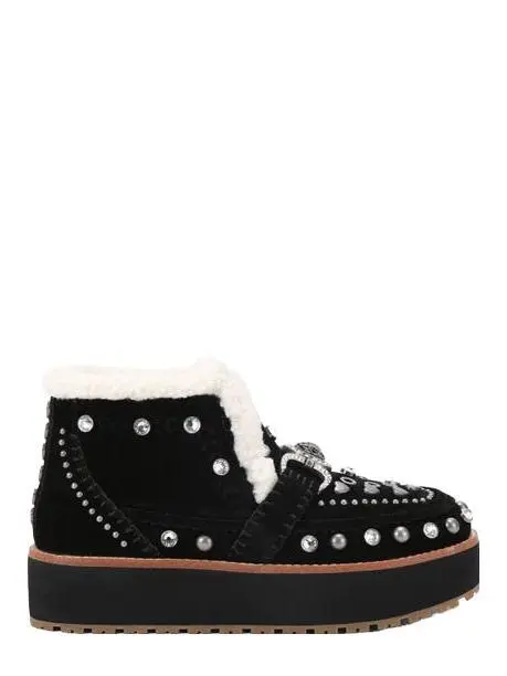 Kurt Geiger Mansion Cozy Stud Boots - Black