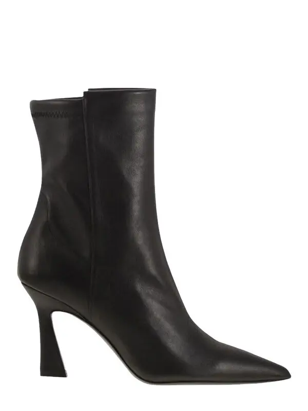STUART WEITZMAN Vinnie Leather Ankle Boots - Black