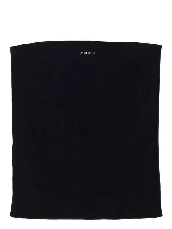 Miu Miu Cotton Canotta - Blue
