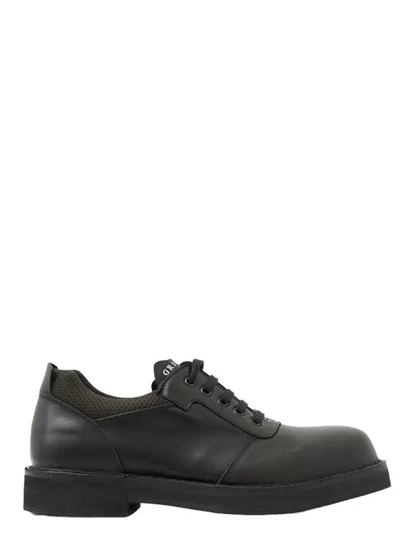 GR10K Asphalt Derby Lace Up Shoes - Black