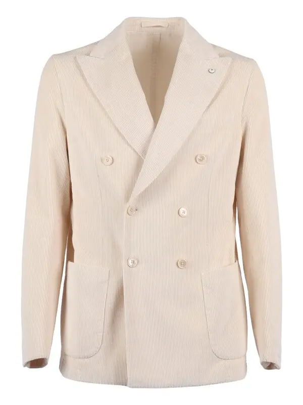 L.B.M. 1911 Single-breasted Jacket - White