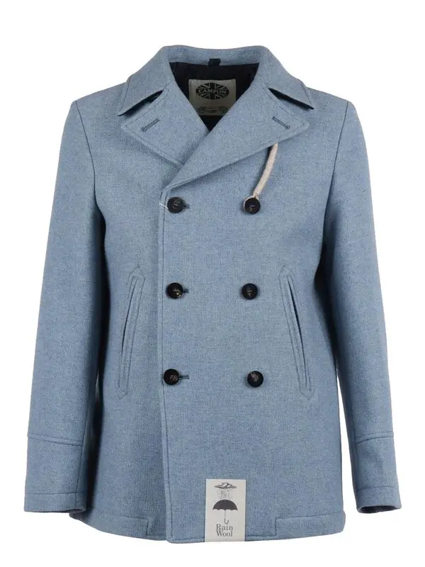 CAMPLIN Island S Pea Coat - Blue